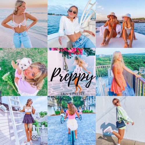 Vibrant Preppy Mobile Lightroom Preset Etsy