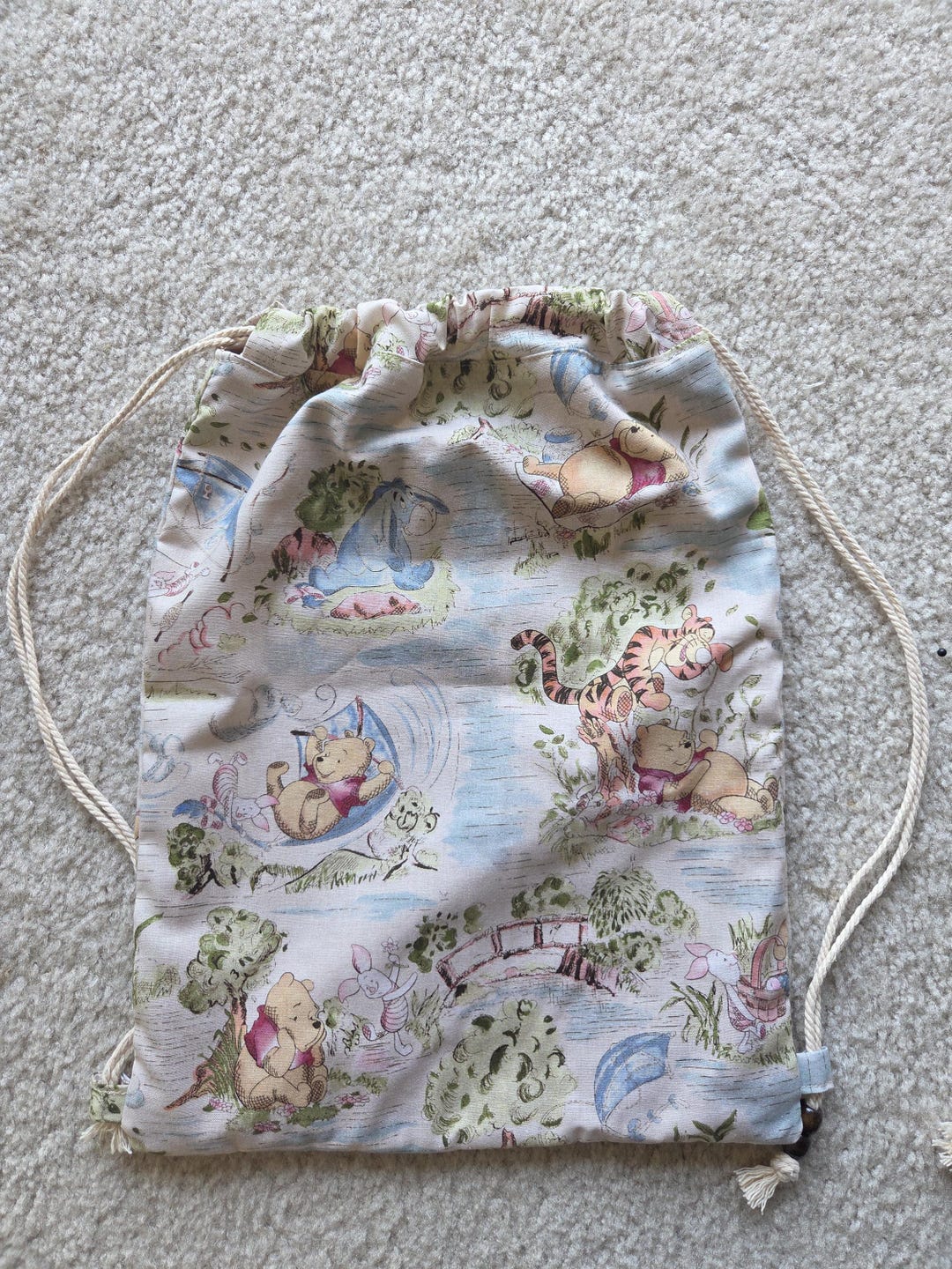 Toddler Drawstring Bag | Kids Fabric Gift Bag | Reusable Toy ...