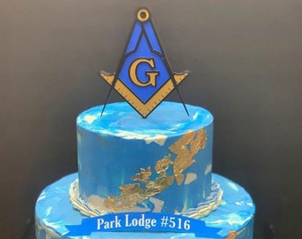Masonic Lodge Cake Topper - Etsy Ireland