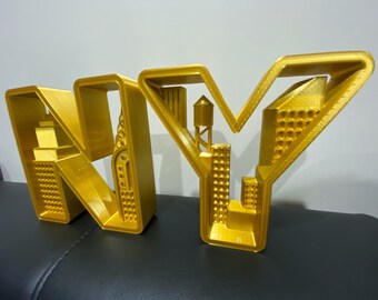 3d Letters Wall Art - Etsy