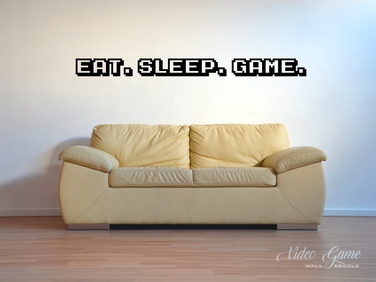 VIdeo Game Wall Decal Eat Sleep Game Decal Gaming Room | Etsy