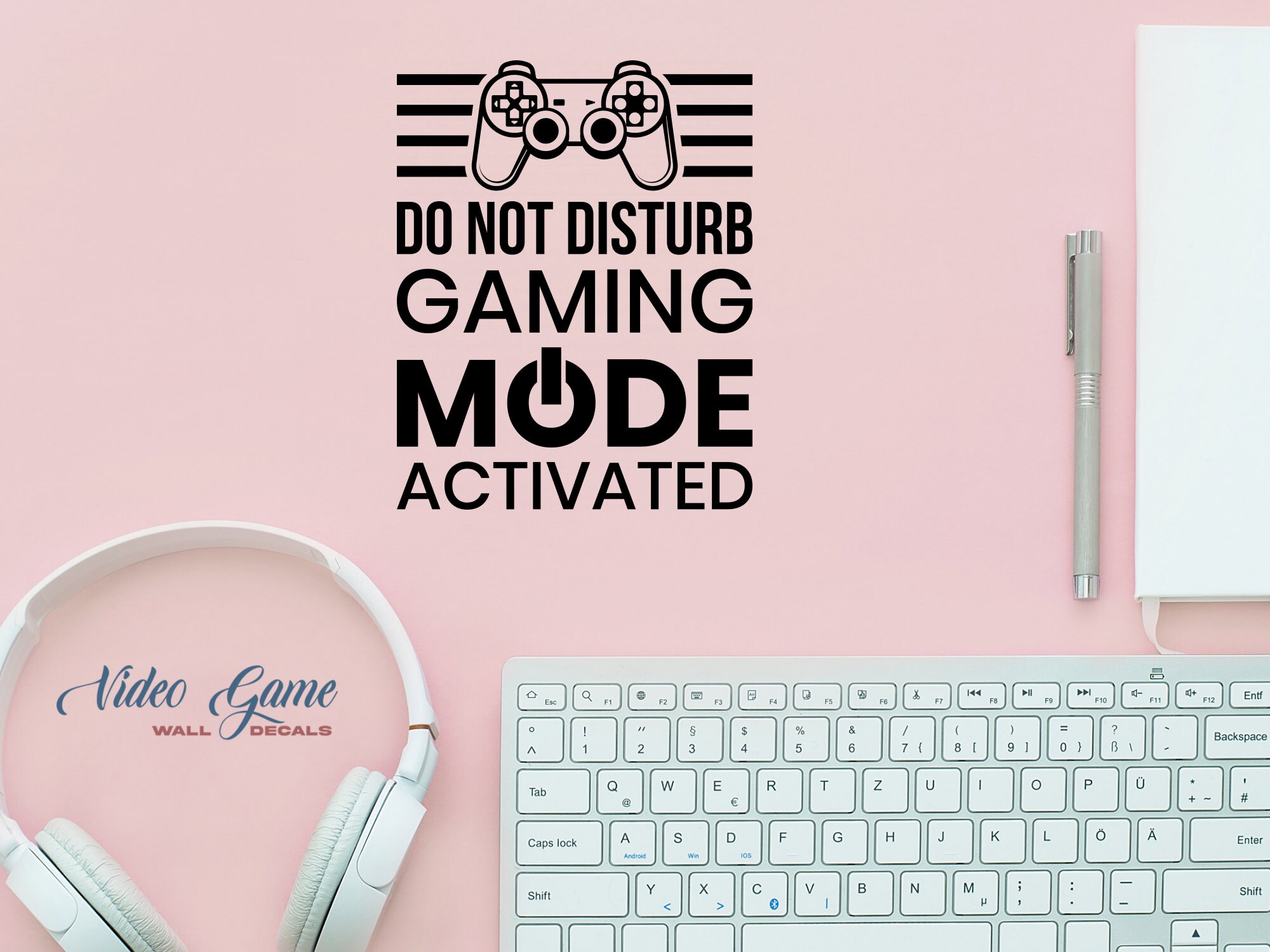 Do Not Disturb Game Mode Video Game Wall Decal Gaming Room - Etsy