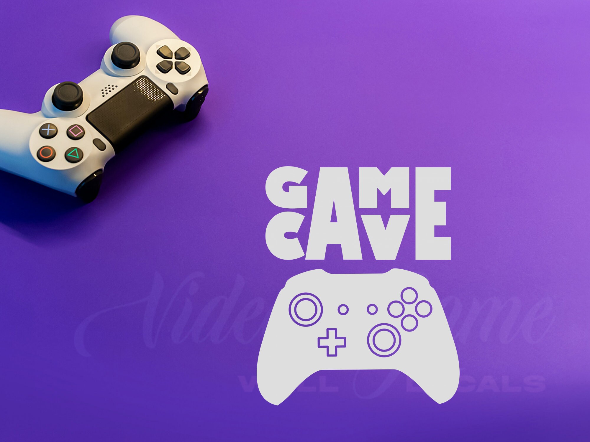 Game Cave Sign Video Game Wall Decal Gaming Room Decor Vinyl - Etsy ...