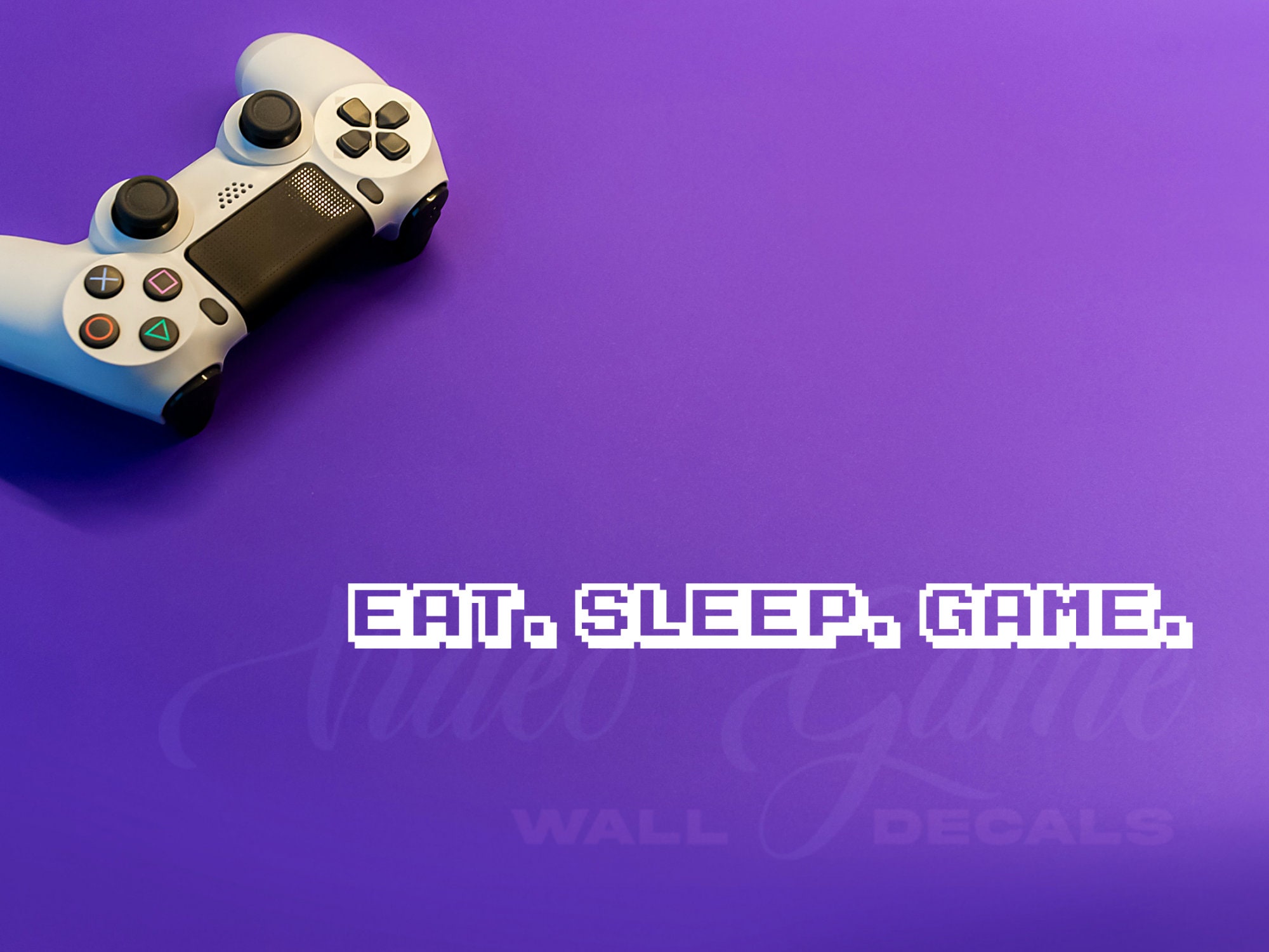 Video Game Wall Decal Eat Sleep Game Decal Gaming Room - Etsy