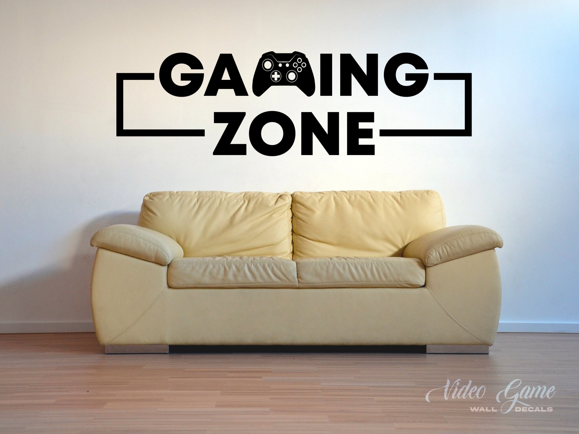 Gaming Zone Video Game Controller Wall Decal Gaming Room - Etsy