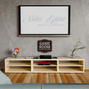 Game Room Sign Video Game Wall Decal, Gaming Room Decor, Vinyl ...