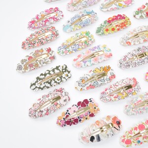 Liberty Clips Bundle Pack of 5 Scallop Hair Clips toddler - Etsy