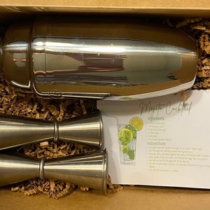 Cocktail Shaker Kit. Cocktail Shaker Home Bar. Elevate Your Bar With ...