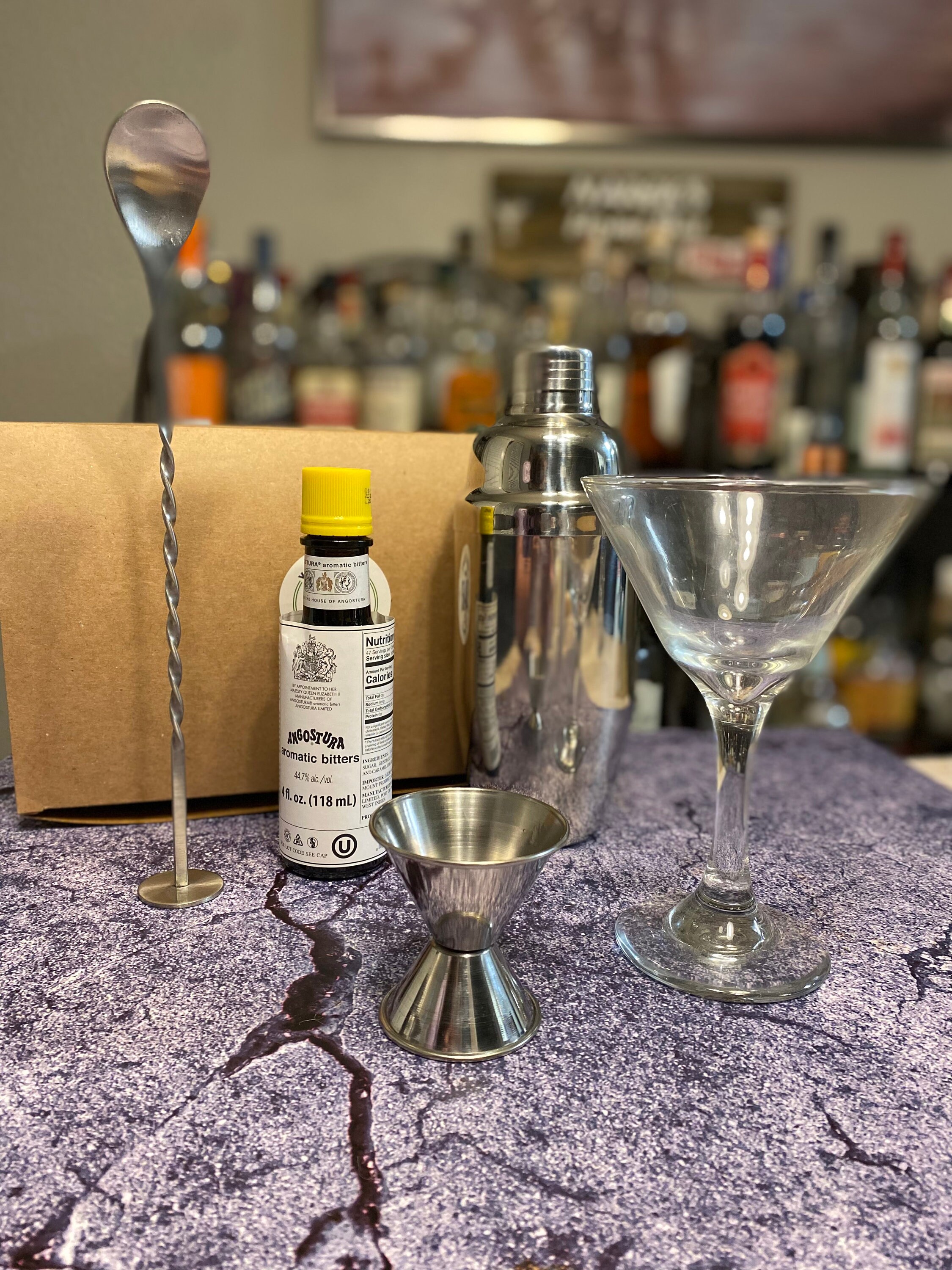 Complete Manhattan Cocktail Kit Gift Set 5 Pieces Mixology Set for a ...