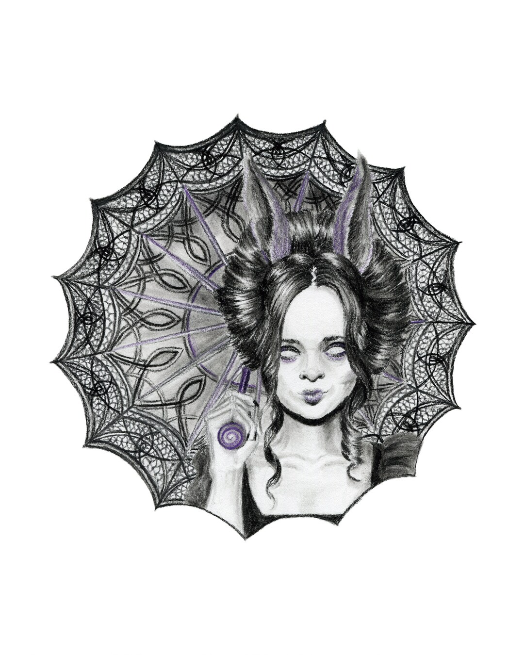 The Birthday Massacre-inspired Mixed Media Print - 8X10 Giclee - Etsy