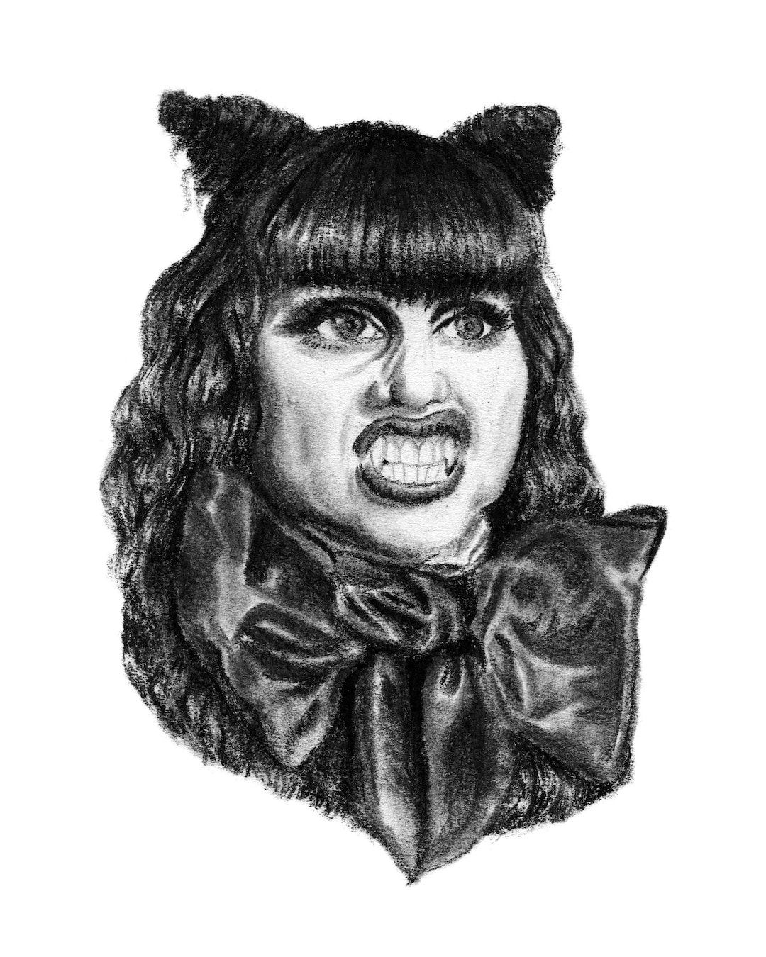 Nadja What We Do in the Shadows Charcoal Print 5x7 or 8x10 - Etsy