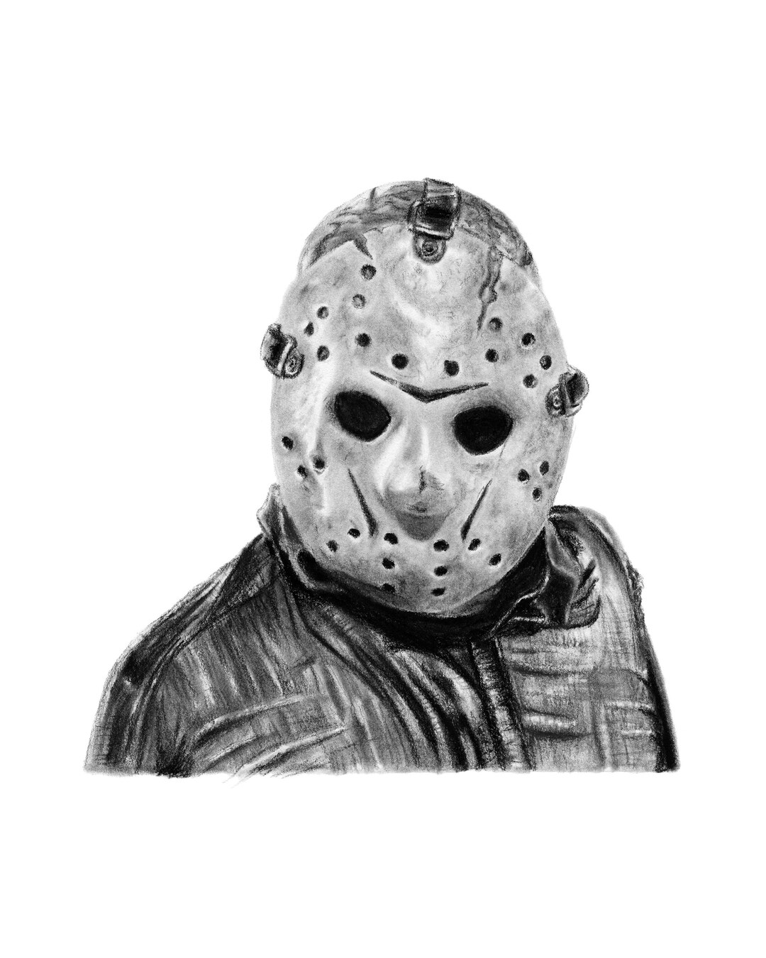 Jason Charcoal Print - 8x10 Giclee - Etsy