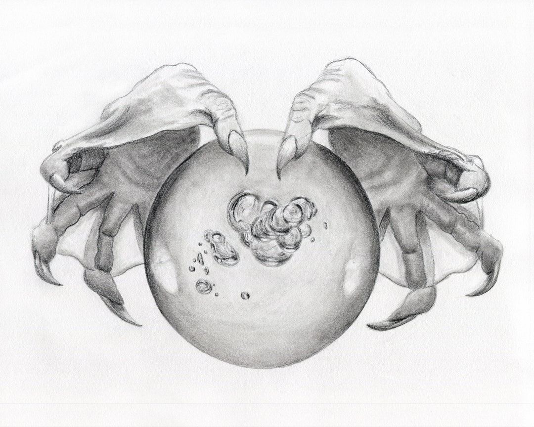 Seer From the Black Lagoon Graphite Print - 8X10 Giclee - Etsy