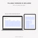 Weekly Overview A4 Printable Planner Insert WO2P Week on 2 Pages ...