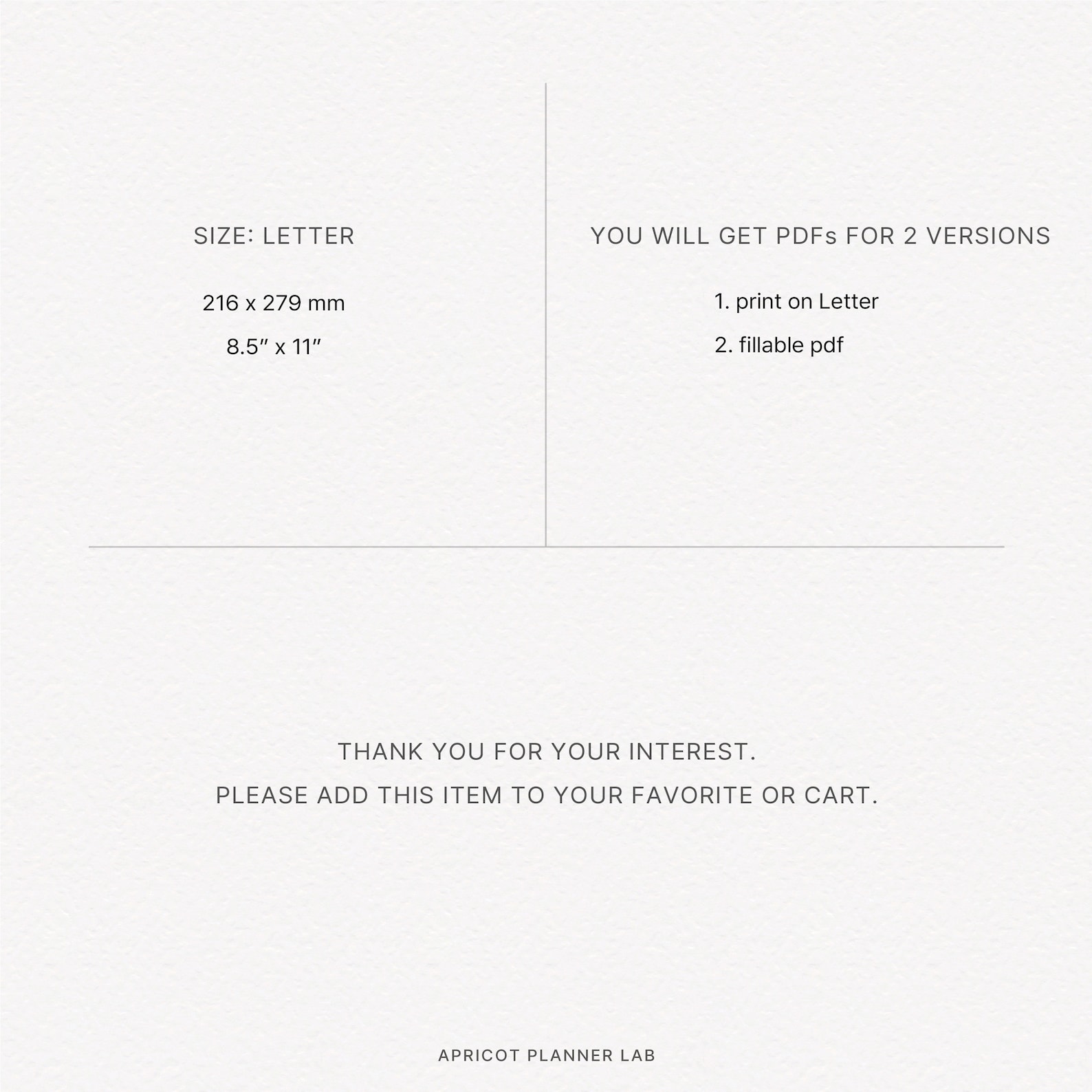 Minimal Daily Schedule | Letter | Line | Printable Planner Insert ...