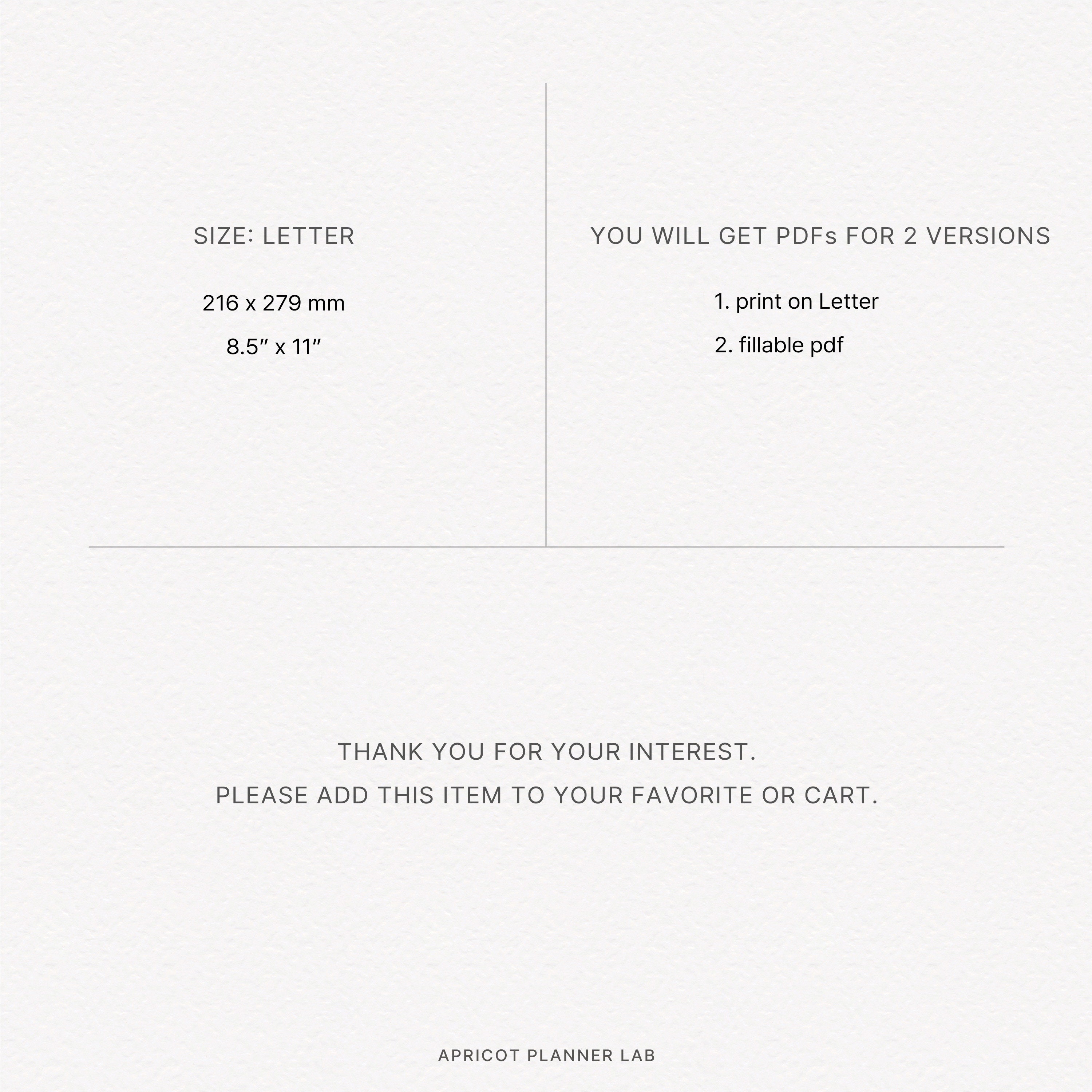 Minimal Daily Schedule | Letter | Line | Printable Planner Insert ...