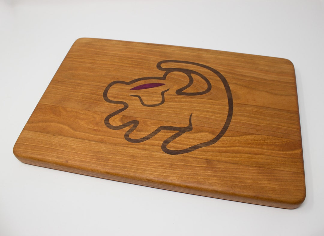 Simba Lion King Inlay Cutting Board - Etsy