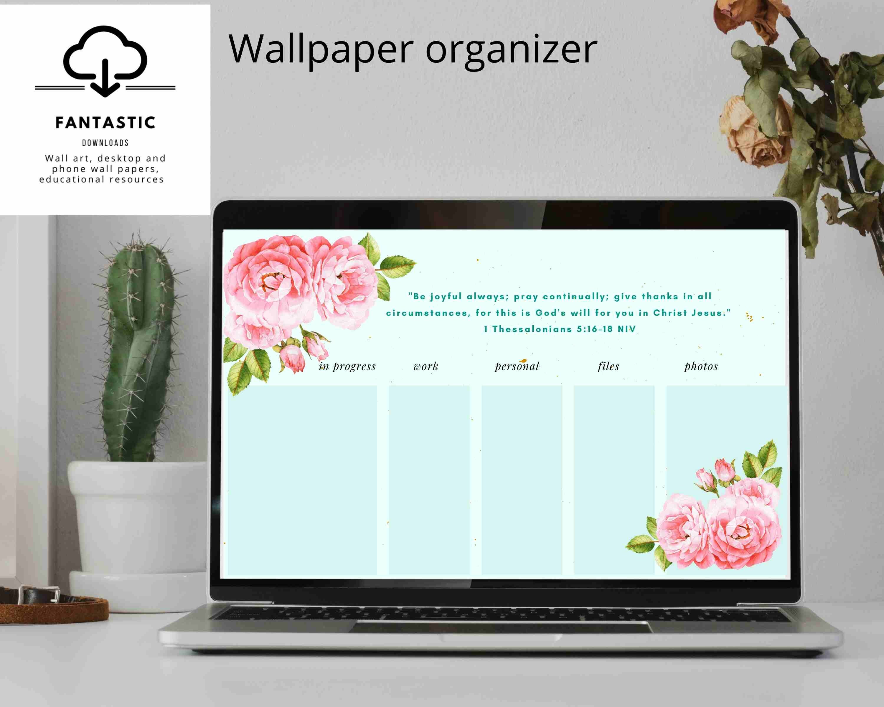 Desktop Wallpaper Organizer, Background Lock Screen, Digital Wallpaper ...
