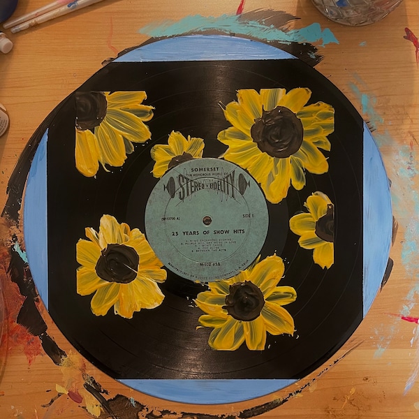 Painted Records Vinyl - Etsy