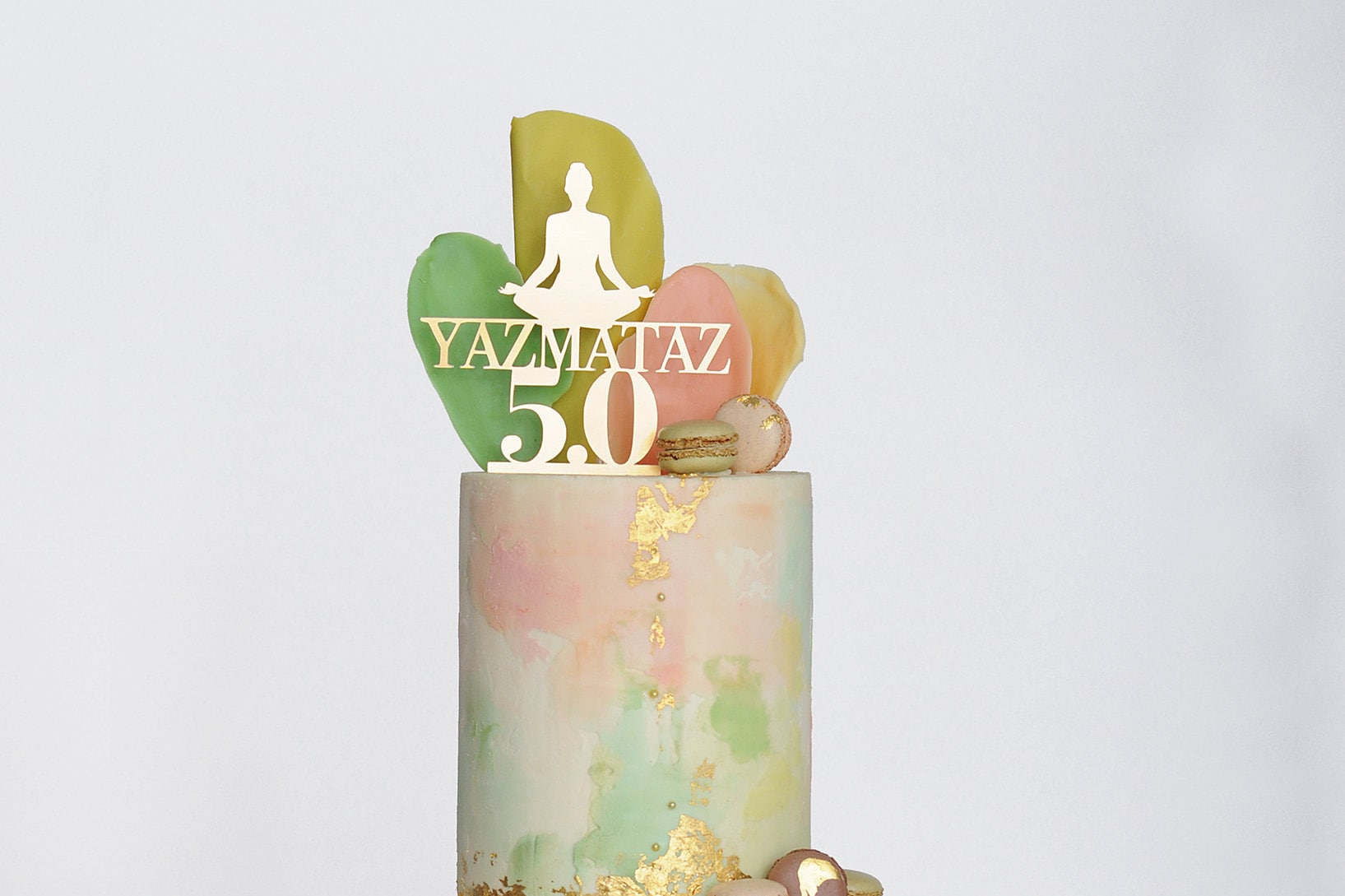 Yoga Meditation Zen Cake Topper PERSONALIZED With CUSTOM - Etsy UK