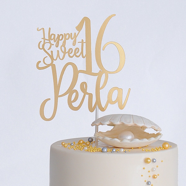 16 Cake Topper - Etsy