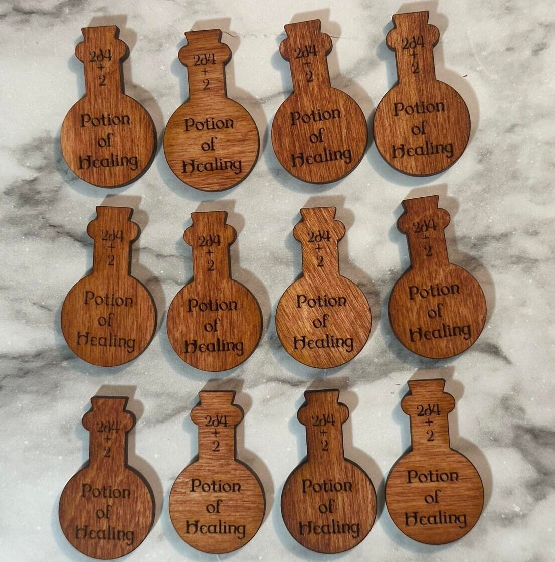 Potion of Healing Tokens Inventory Tracking Items Healing, Greater ...