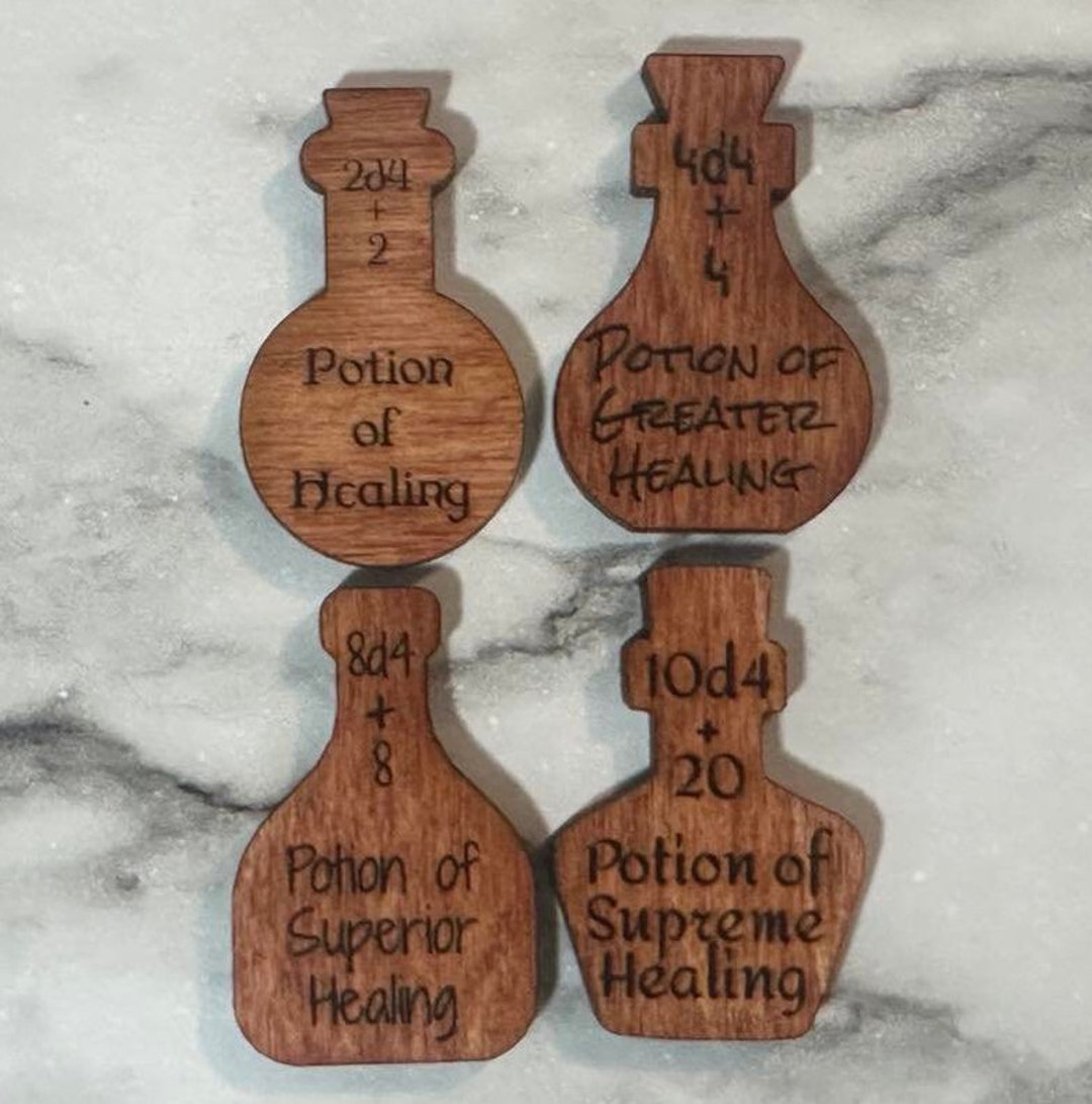 Potion of Healing Tokens Inventory Tracking Items Healing, Greater ...