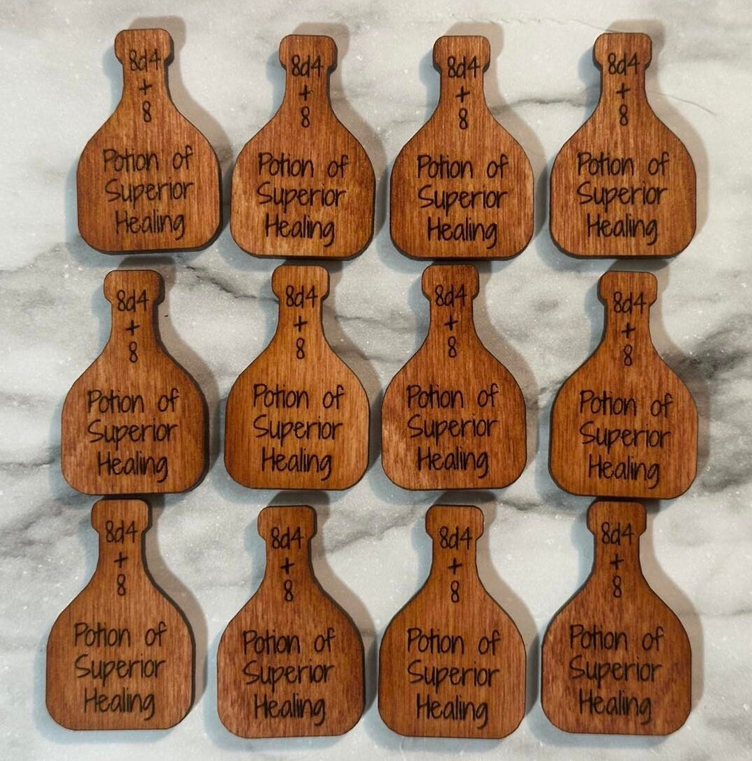 Potion of Healing Tokens Inventory Tracking Items Healing, Greater ...