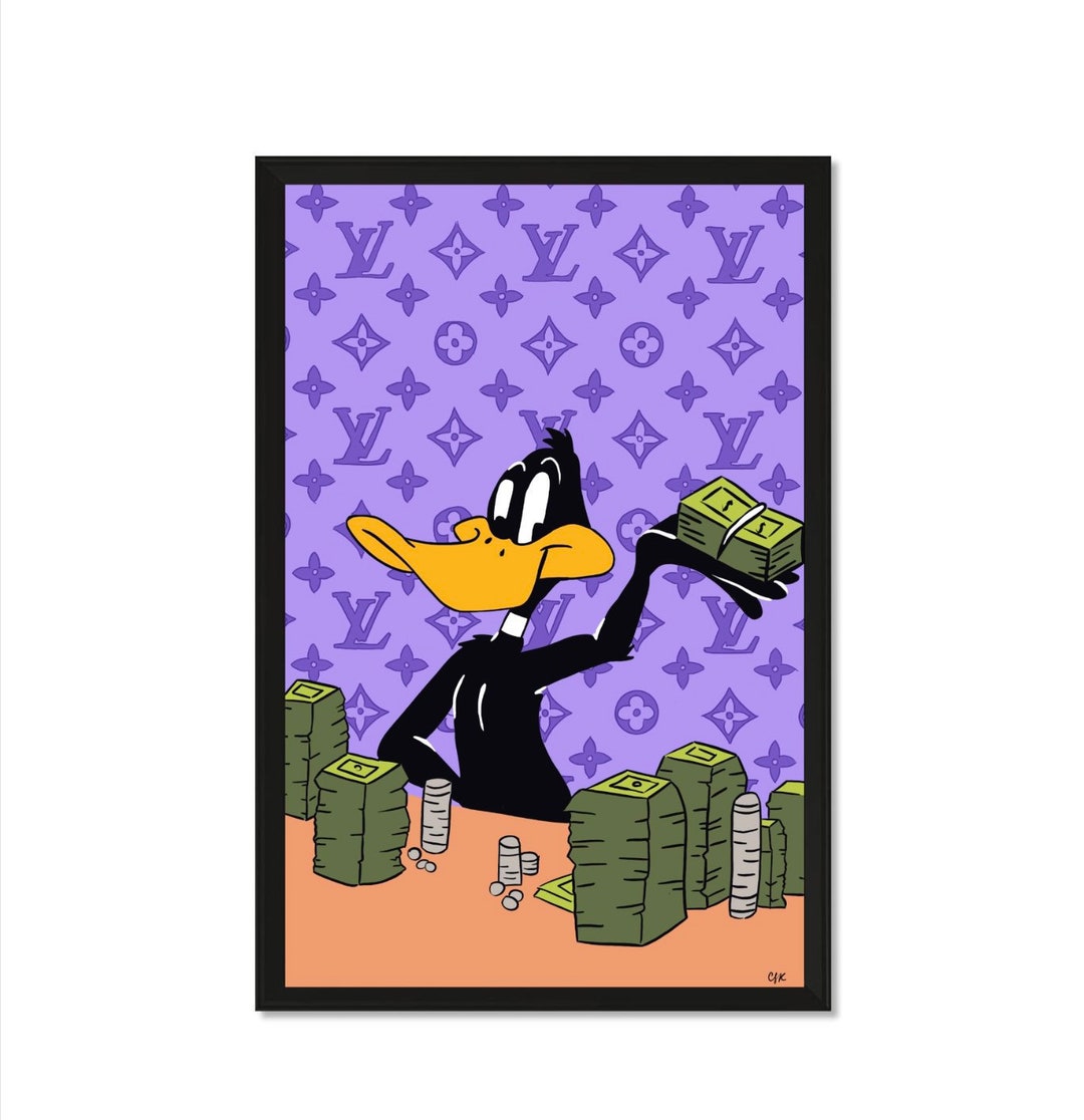 11x17 Daffy Duck Making Money Print. Printed Poster not a - Etsy