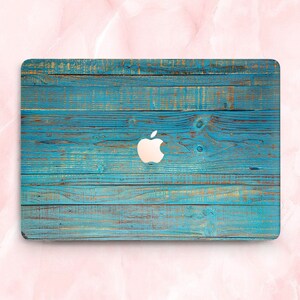 Wood MacBook Pro Case Blue Wood Texture MacBook Air 13 Case - Etsy