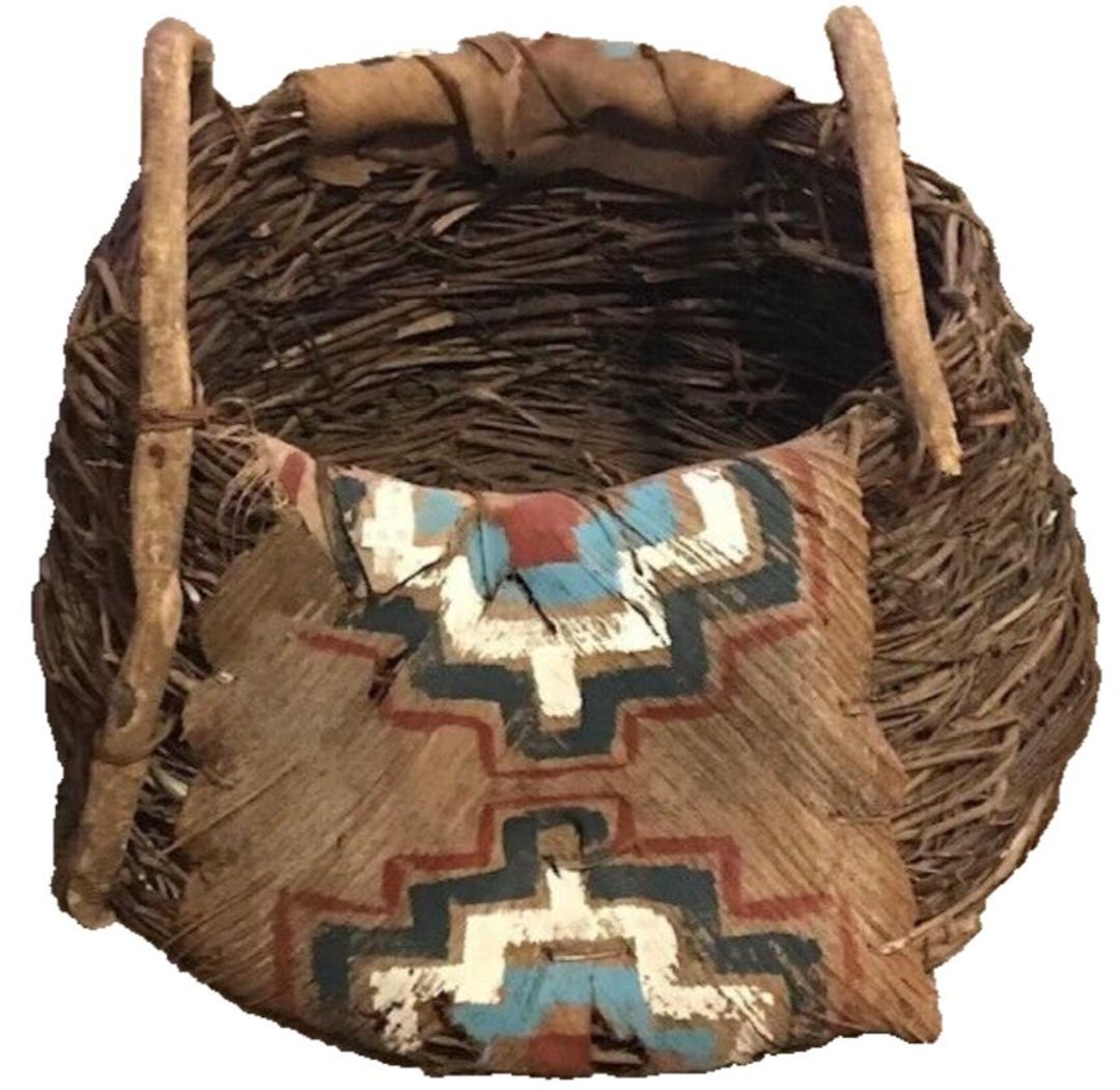 Primitive Chippewa Indian Antique Native American Tribal Artifact Hand ...