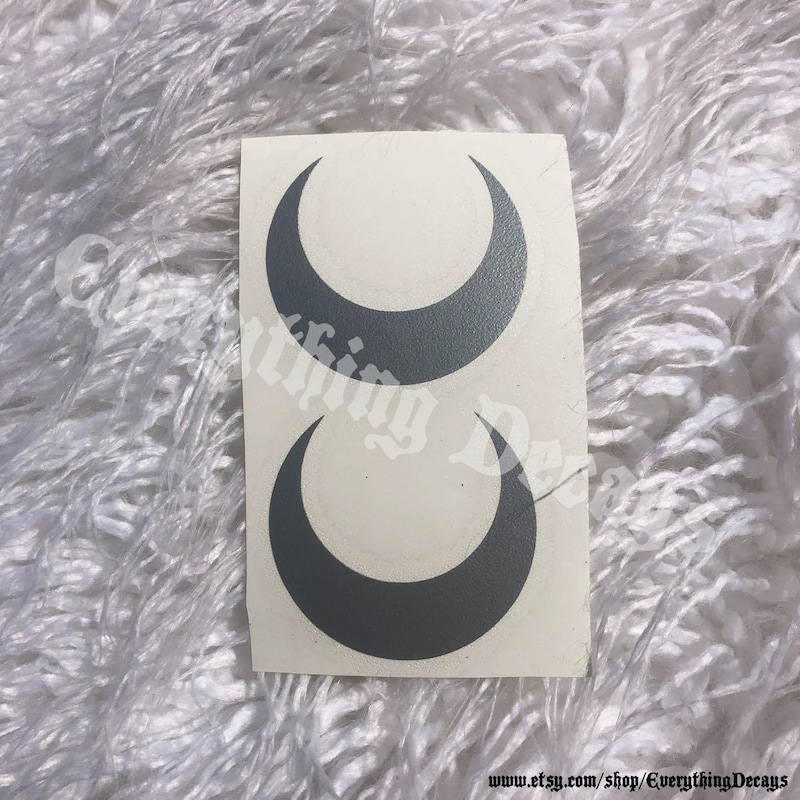 Crescent Moon Decal - Etsy