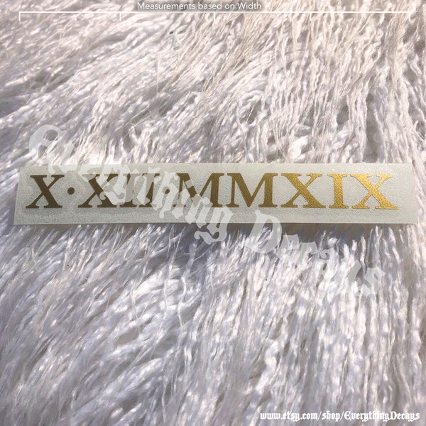 Custom Roman Numeral - Etsy