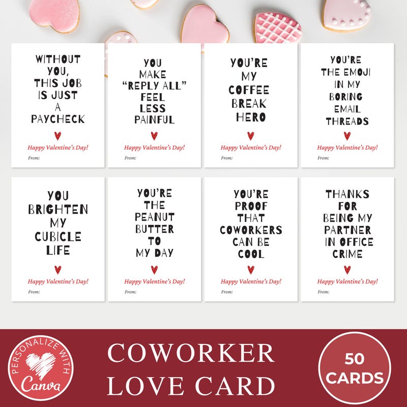Coworker Valentines - Etsy
