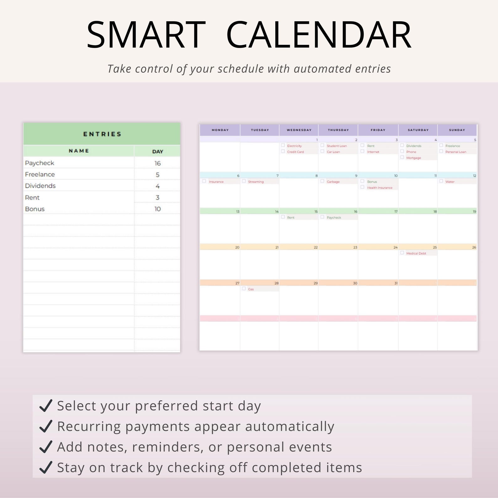Editable Monthly Budget Template | Budget Planner Google Sheets ...