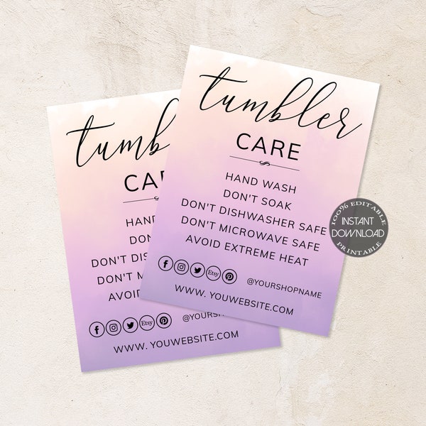 Package Insert - Etsy