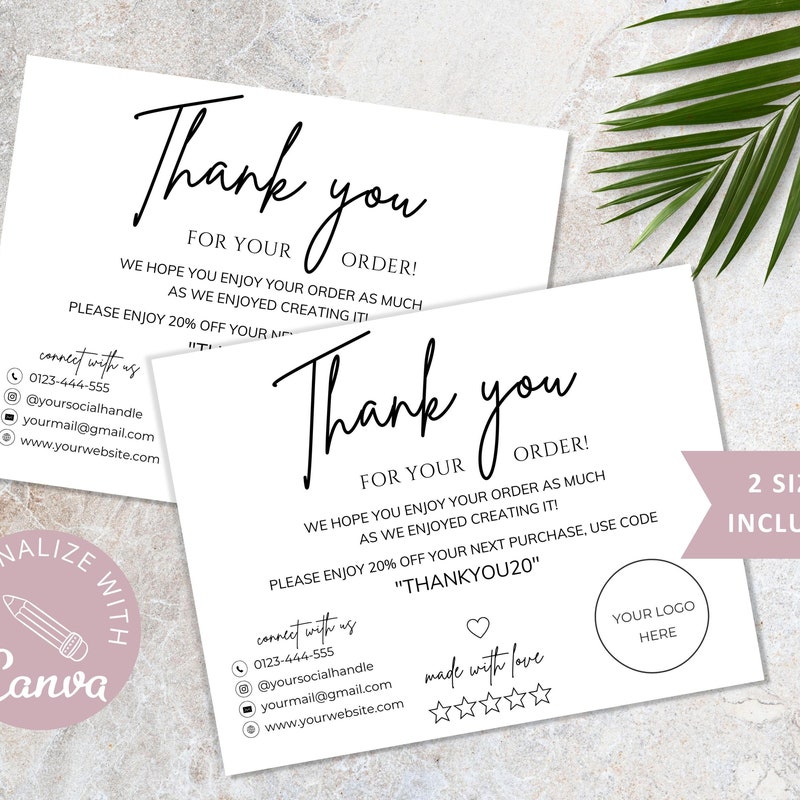 Poshmark Thank You Cards - Etsy
