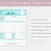 Order Tracker Order Form Bundle, Sales Tracking Order Form Editable ...