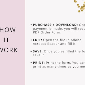 17 Fillable Order Forms Bundle, Invoice Template , Printable Small ...