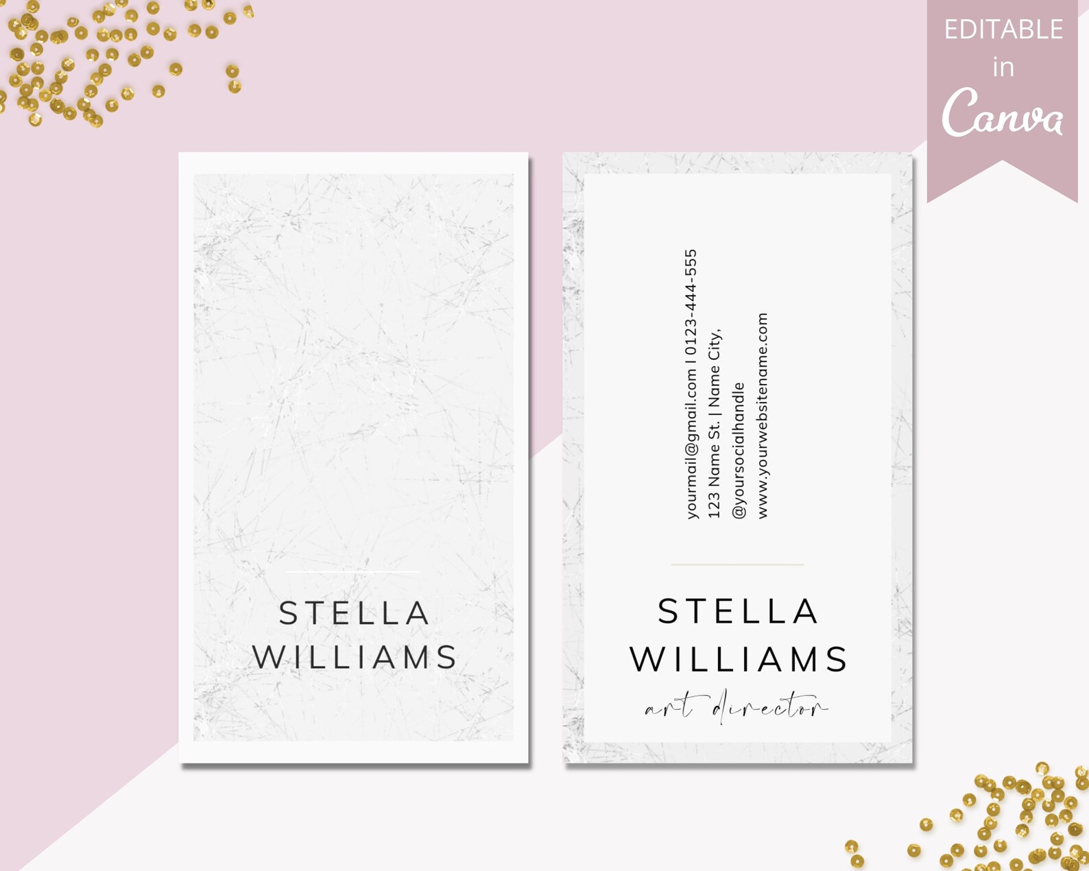 Editable Business Card Template, Printable Real Estate Business Cards ...