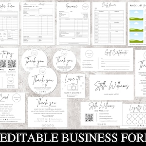Small Business Bundle I Editable Canva Template I Invoice Template I ...