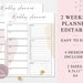 Rainbow Daily Planner Printable 3 Pastel Colors A4, A5, US Letter ...