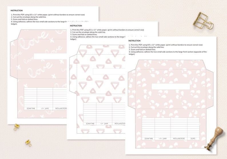 Cash Envelopes Printable Budget Planner Money Envelopes PDF - Etsy