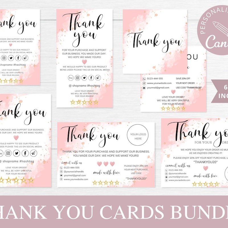Poshmark Thank You Cards - Etsy