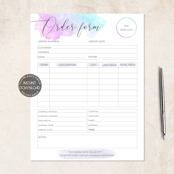 Custom Order Form - Etsy