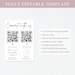 Connect With Us Card I Editable Canva Template, QR Code Sign Template ...