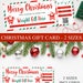 Christmas Coupon Template I Editable Canva Template, Printable ...