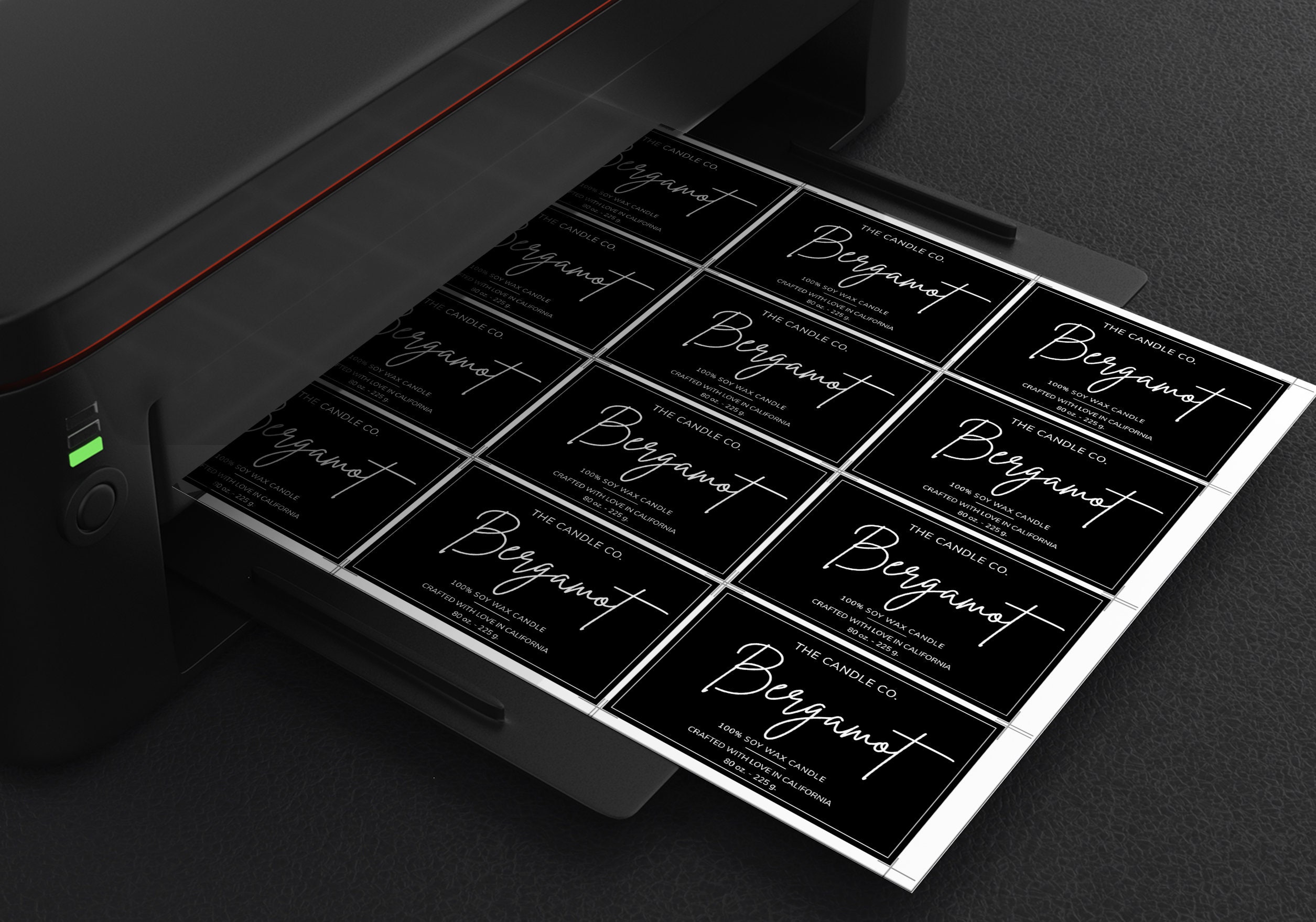 Candle Labels Editable Canva Template 7 Sizes Candle Sticker - Etsy