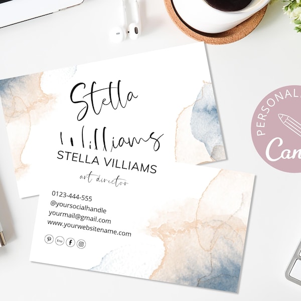 Business Card Template - Etsy