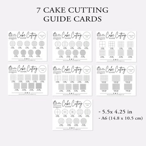 Cake Cutting Set I Editable Canva Template I Cake Care Card, Care ...